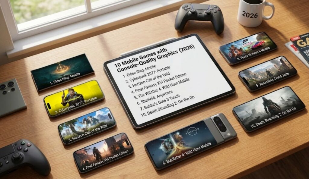 10 Mobile Games with Console-Quality Graphics (2026) - Tech TipTricks