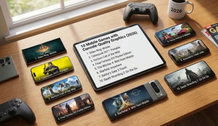 10 Mobile Games with Console-Quality Graphics (2026) - Tech TipTricks