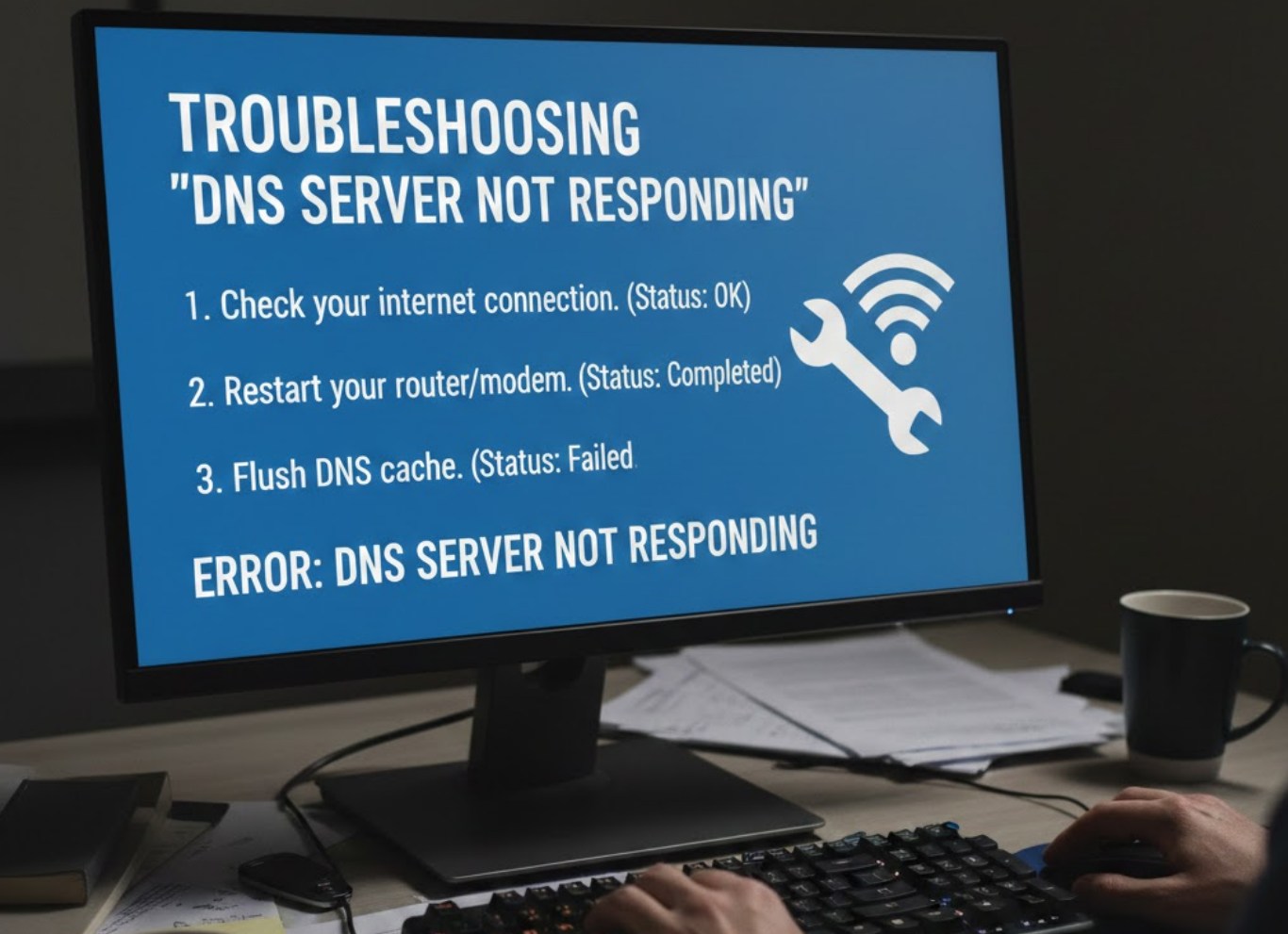 Troubleshooting ʼDNS Server Not Respondingʼ (2026) - Tech TipTricks